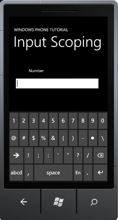 How to Scope Input in Your Windows Phone Application | CodeGuru