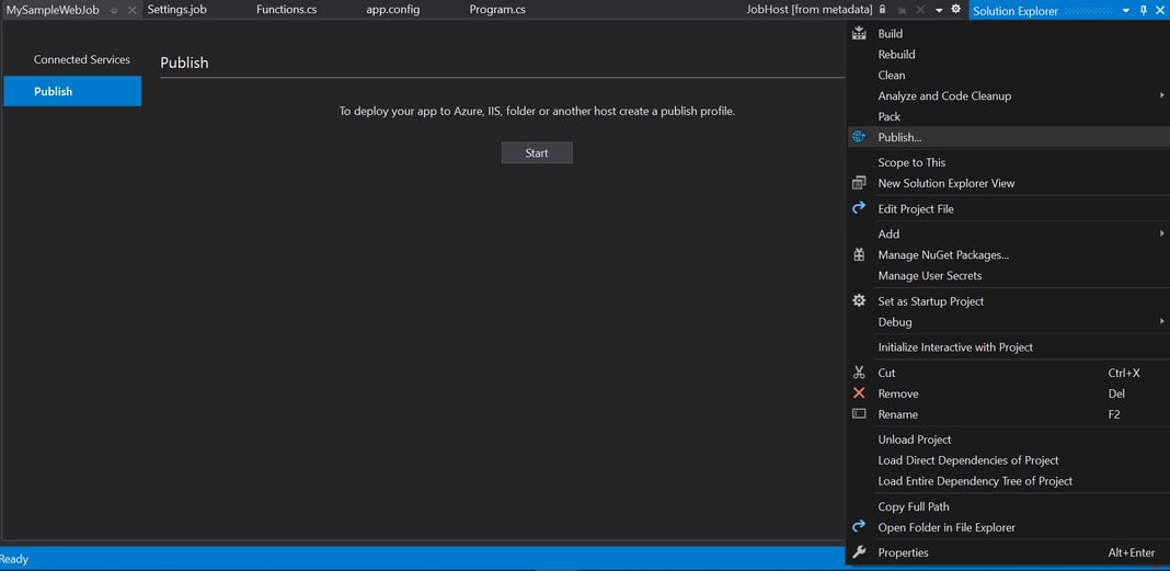 How to Deploy a Webjob in Microsoft Azure | CodeGuru.com