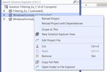 Working with Solution Filters in Visual Studio 2022 | CodeGuru.com