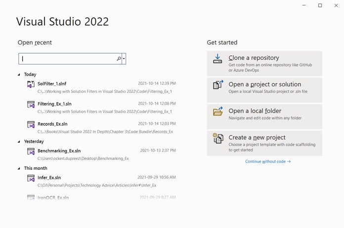 Working with Solution Filters in Visual Studio 2022 | CodeGuru.com