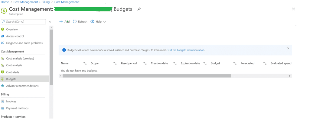 Setting up Budget and Alerts In Microsoft Azure | CodeGuru.com