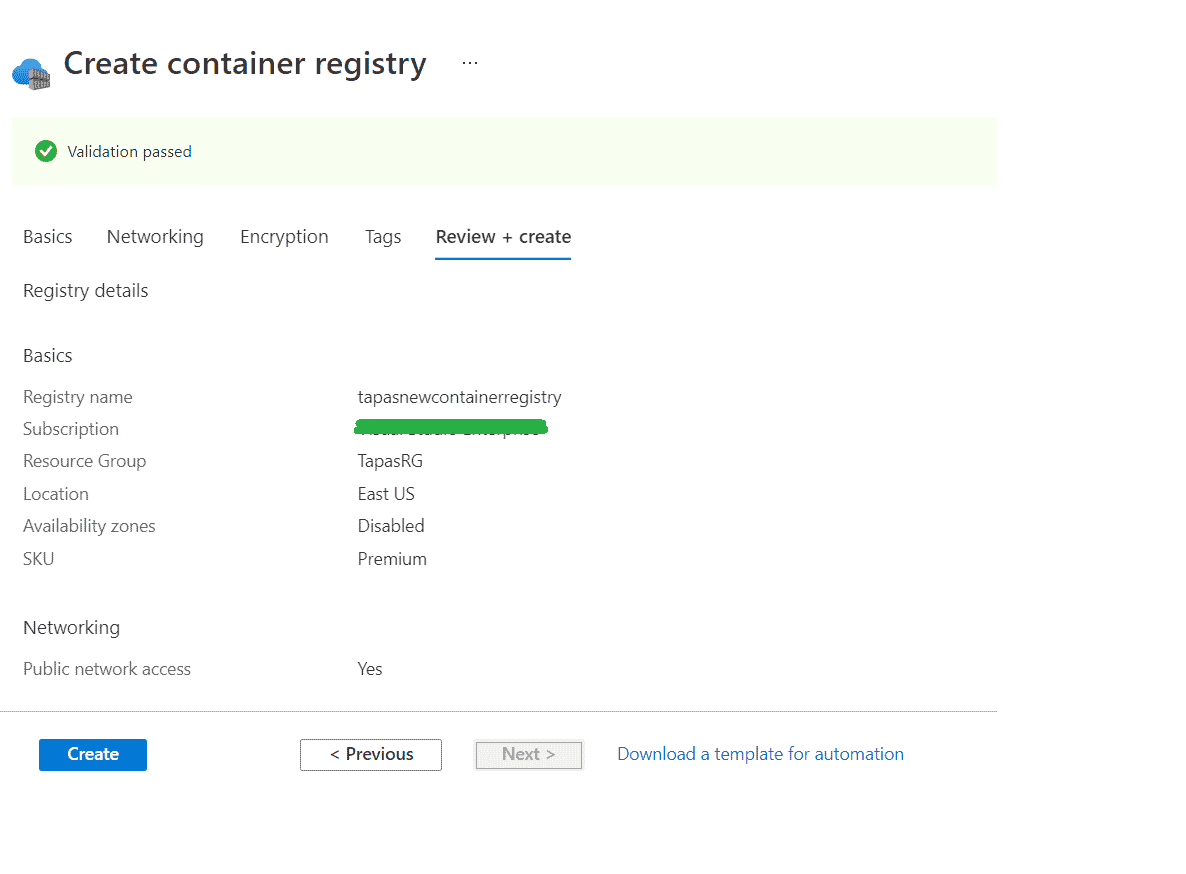 Create a Container Registry In Azure | CodeGuru.com
