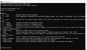 Creating .NET Core Applications using Command-Line Tools | CodeGuru
